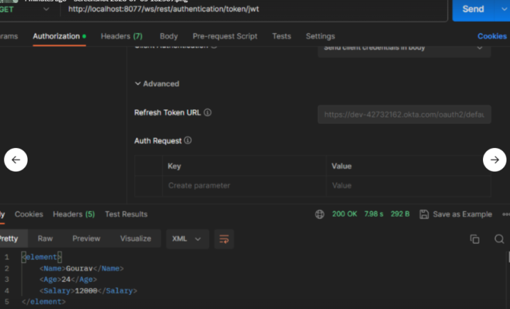 Create JWT Token Authentication from Okta and Implementation - TGH