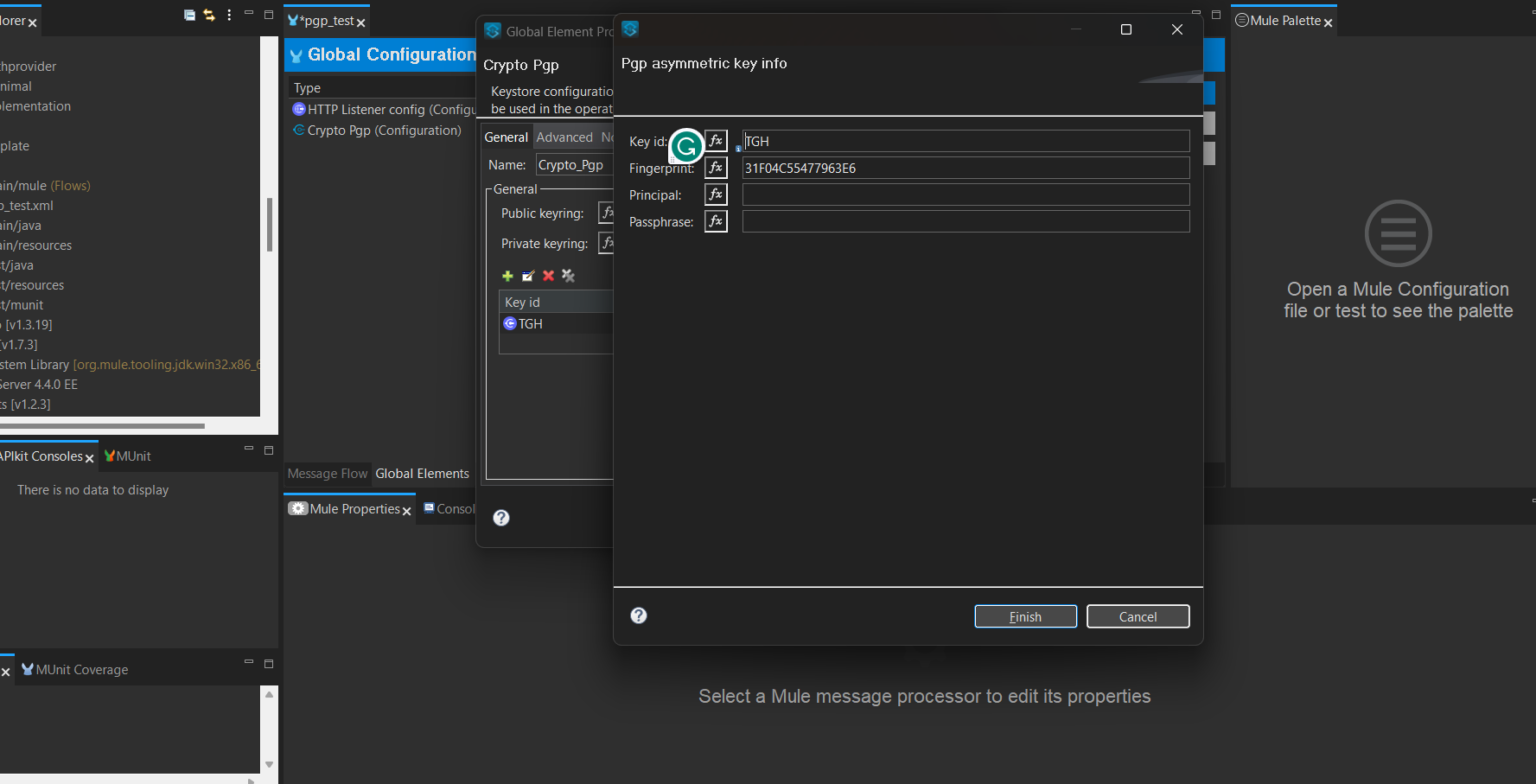 Data Encryption and Decryption Using PGP(MuleSoft) - TGH