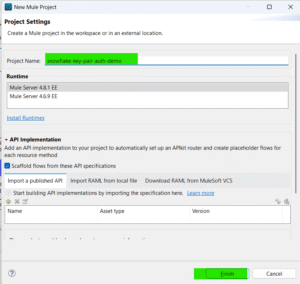 Snowflake Integration with Key Pair Authentication in MuleSoft - TGH