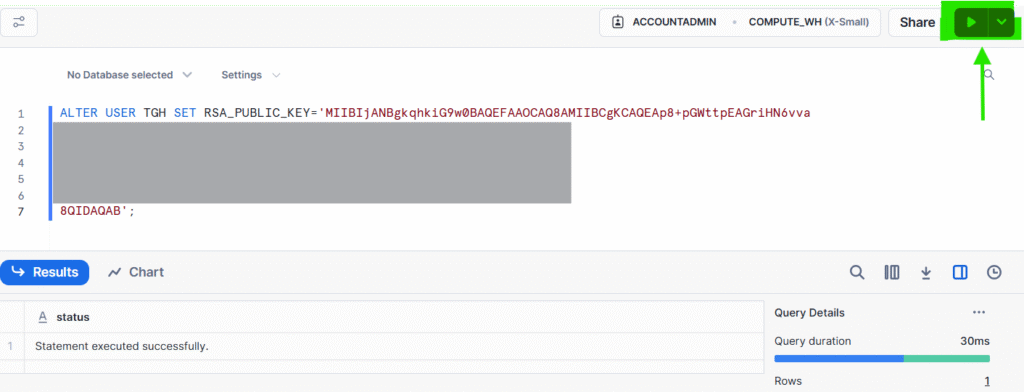 Snowflake Integration with Key Pair Authentication in MuleSoft - TGH